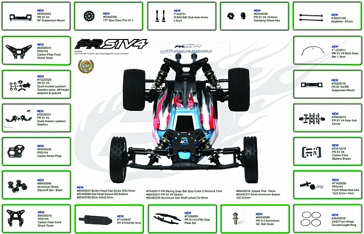 PR Racing unveils new V4R 2wd Buggy Kit – PR Racing USA
